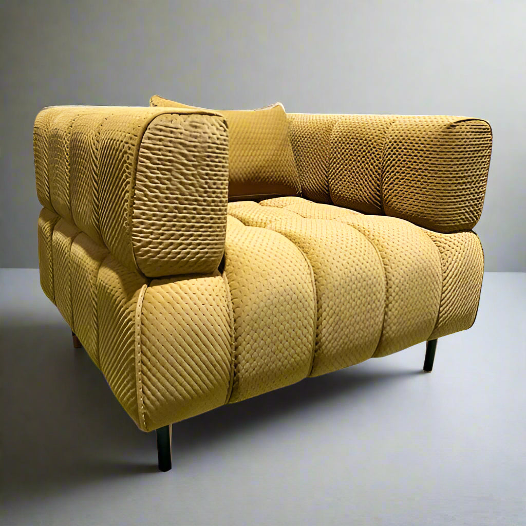 GOLD ENZO ARMCHAIR – RAPT ONLINE