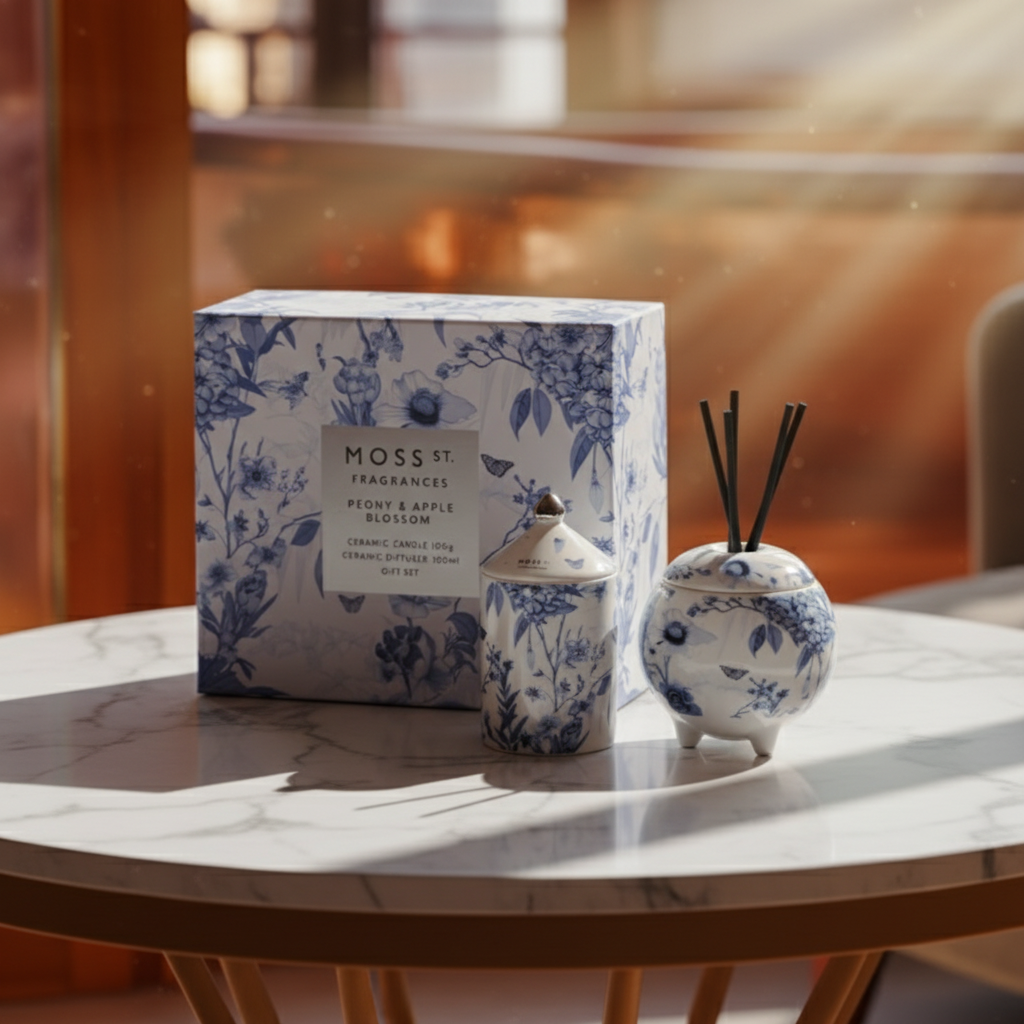 Moss St Peony & Apple Blossom Gift Set – RAPT ONLINE