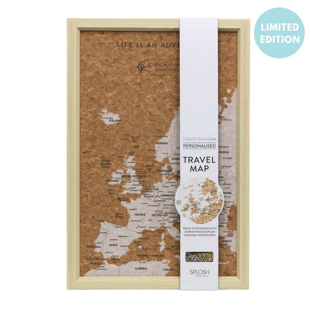 Splosh Travel Map Europe Small – RAPT ONLINE